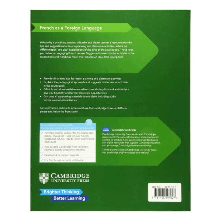 Cambridge IGCSE™ French as a Foreign Language Teacher’s Resource with ...